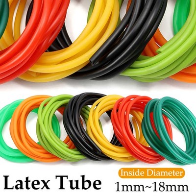 Latex Tube Natural Rubber Pipe Hose High Elastic Band Tubing Color For ...