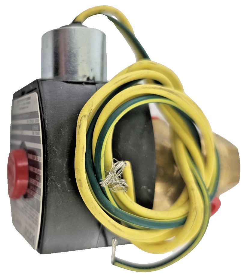 ASCO 8320G174 Solenoid Valve 1/4" 120V AC 100 PSI Brass NPT ...