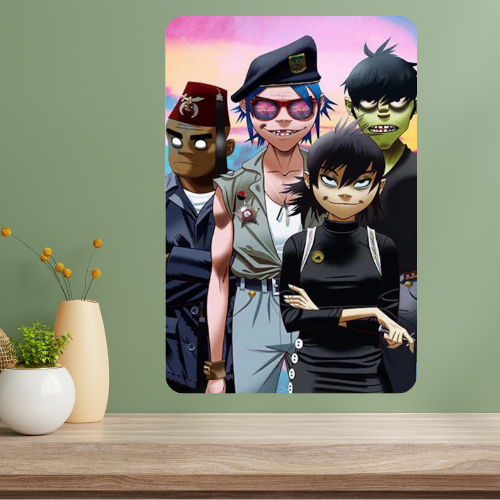 Gorillaz 4 x 6 Metal Poster Sign | eBay