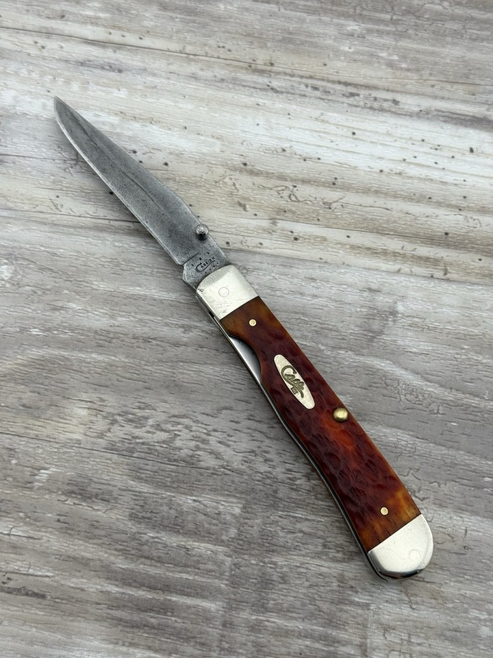 Case XX Trapperlock 6154L CV Folding Pocket Knife Made In USA | eBay