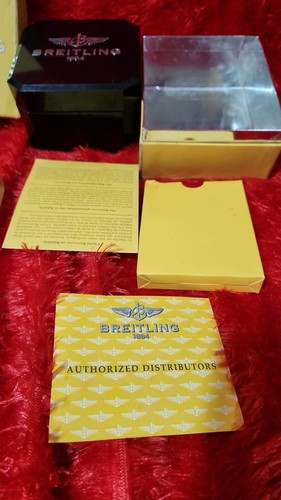 Genuine Breitling Watch Box Case, Great Condition, with Booklets | eBay