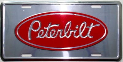 Peterbilt LICENSE PLATE EMBLEM TAG ram truck emblem semi logo diesel ...