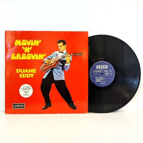 EX+ ~ 1970 DUANE EDDY Movin' 'N' Groovin' LP Vinyl Record ~ UK London ...