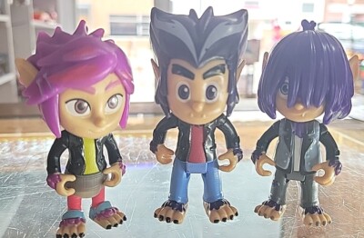 3 PJ Masks Wolfie Kids Howler RIP Kevin Villains 3" Figure Toy Wolf ...