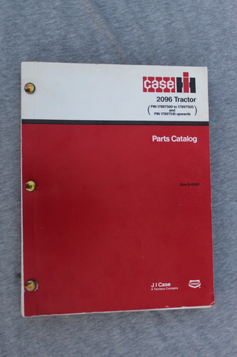 Case-IH 2096 tractor original parts catalog #8-4340 | eBay