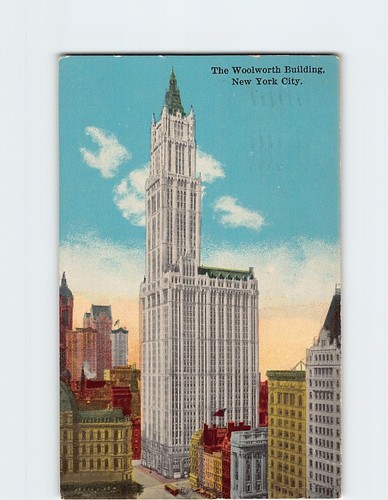 Postcard The Woolworth Building, New York City, New York | eBay