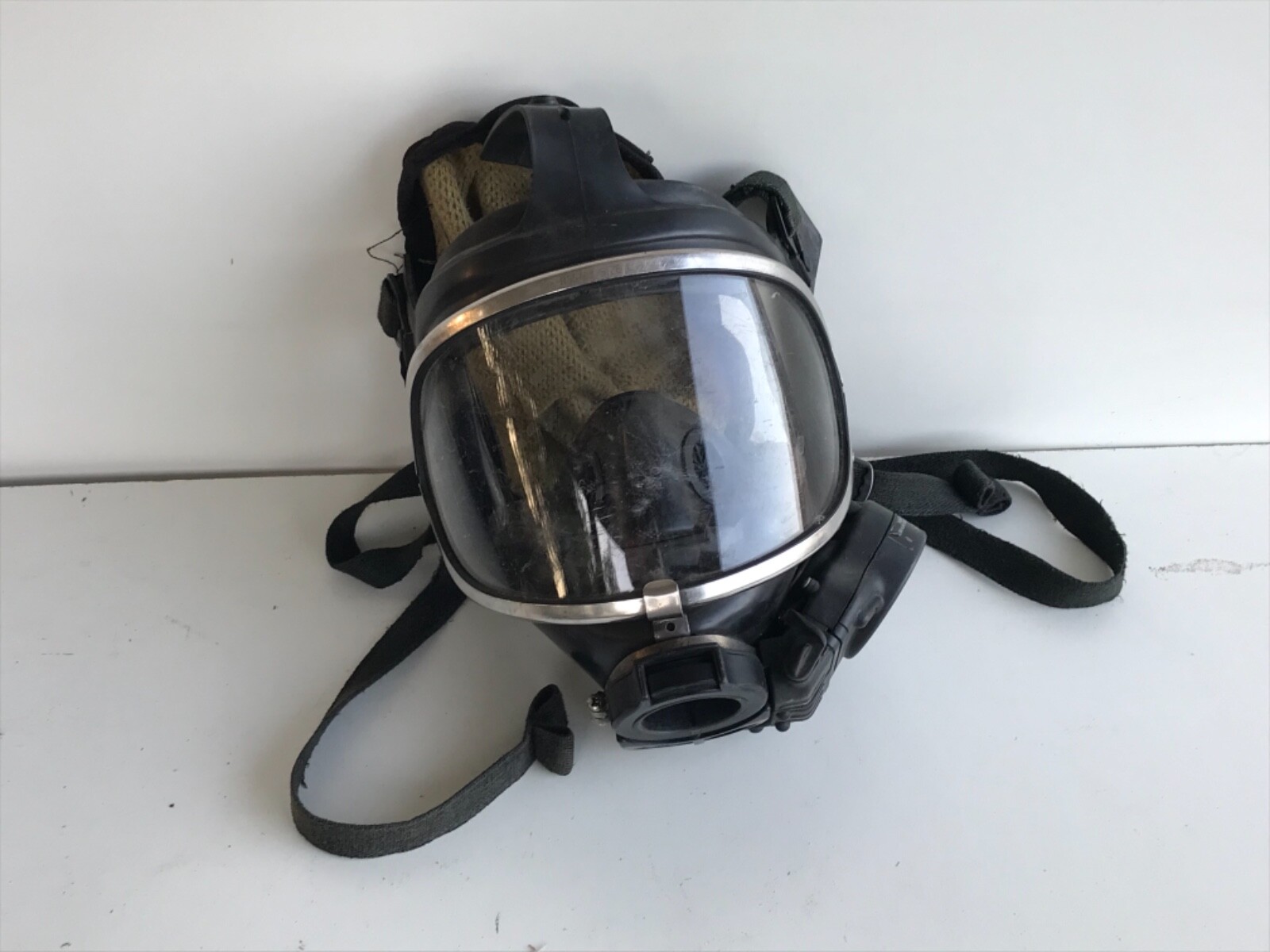 DRAGER PANORAMA NOVA SCBA Gas Mask Full Face Respirator HUD Voice Amp ...