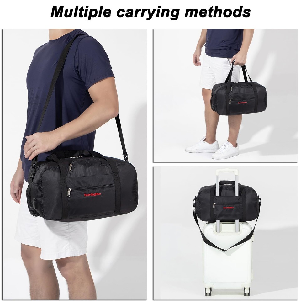 17x10x9 United Airline Personal Item Under Seat Duffel Bag With Free Pillow A... | eBay