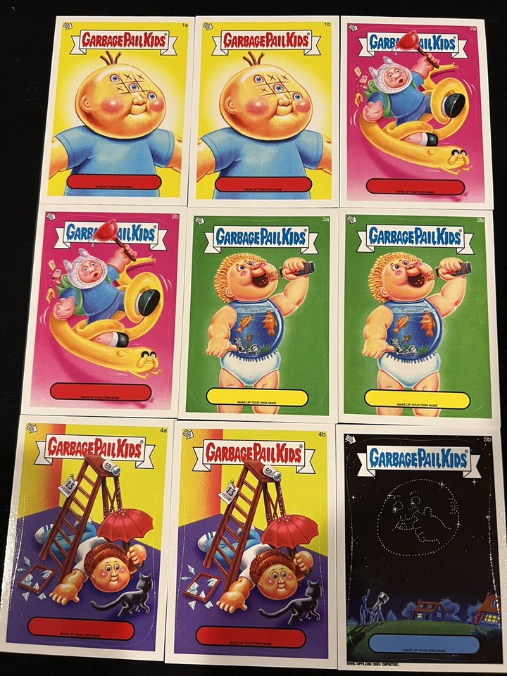 GARBAGE PAIL KIDS 2014 SERIES 1 COMPLETE MAKE YOUR NAME SET 132 CARDS ...
