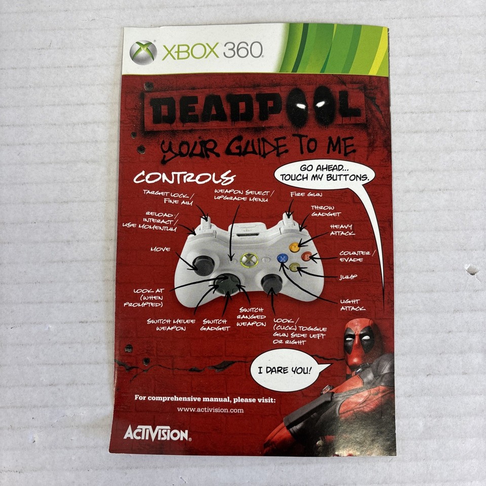 Deadpool - Microsoft XBOX 360 Video Game | eBay UK