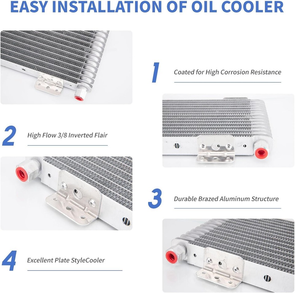 LPD47391 For Tru Cool 40K Transmission Oil Cooler Low Pressure Drop GVW ...