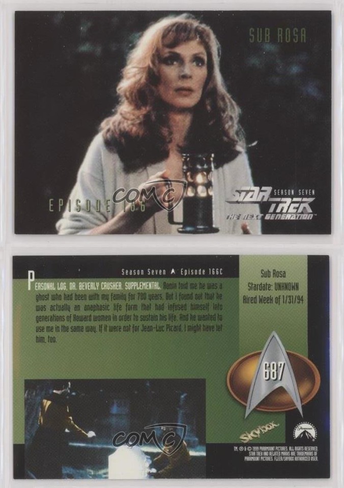 1999 Skybox Star Trek the Next Generation Season 7 Sub Rosa #687 0f6 | eBay