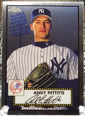 Andy Pettitte 2021 Topps Chrome Auto #519 - Yankees | eBay