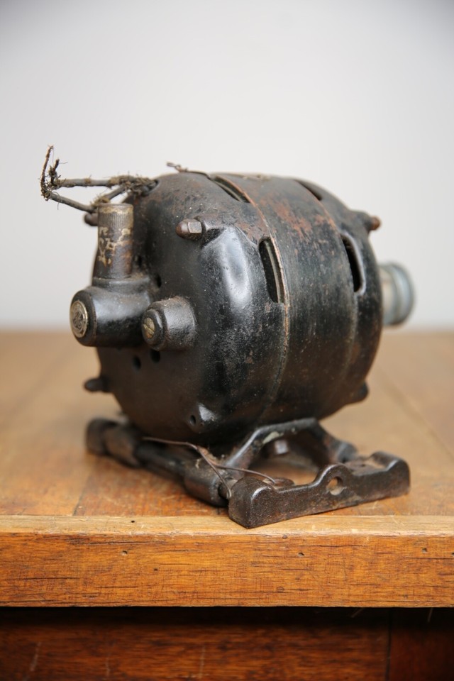 Vintage General Electric Utility Motor industrial hit miss engine fan ...