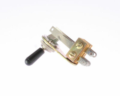 1x 12036L Switchcraft 3-position Locking Lever Switch with Black Knob ...