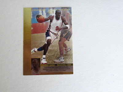 Rare: 1996 Upper Deck U.S. Olympic Reflections of Gold Michael Jordan # ...