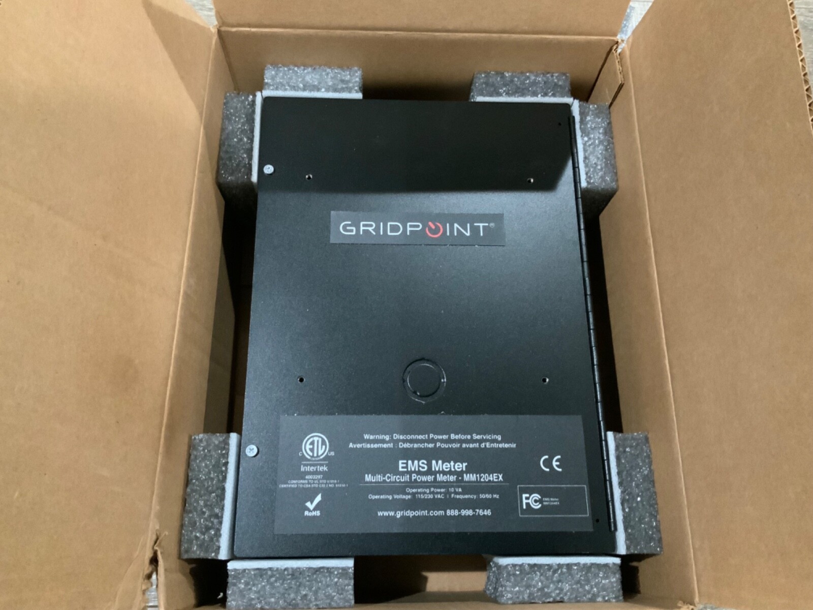 GRIDPOINT 1204EX EMS Meter MM1204EX 1204EX RS485 Multi Circuit Power | eBay