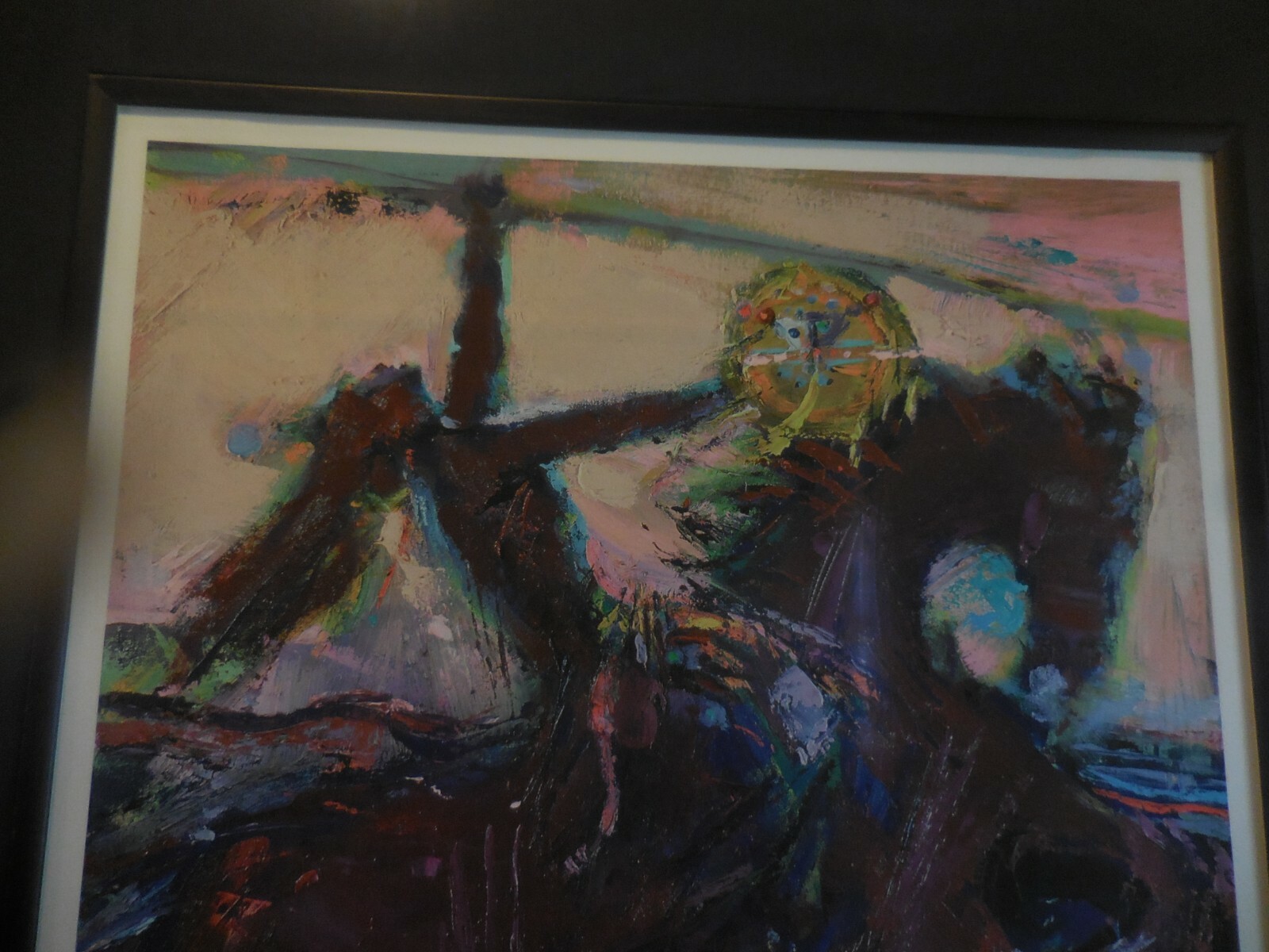 Limited Ed AP 1/5 Paint Embellished Lithograph "Rainbow Warrior" Robert ...