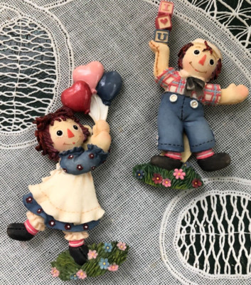 ENESCO RAGGEDY ANN AND ANDY -SET OF 2 MAGNETS | eBay