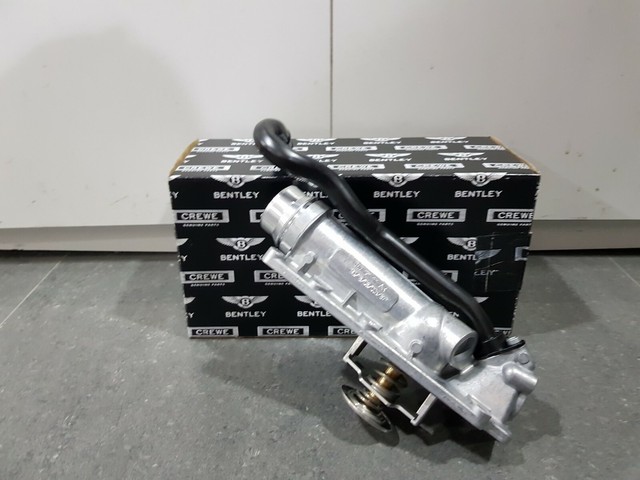 07 Bentley CONTINENTAL GTC W12 Engine Thermostat Housing 07D121111AR ...
