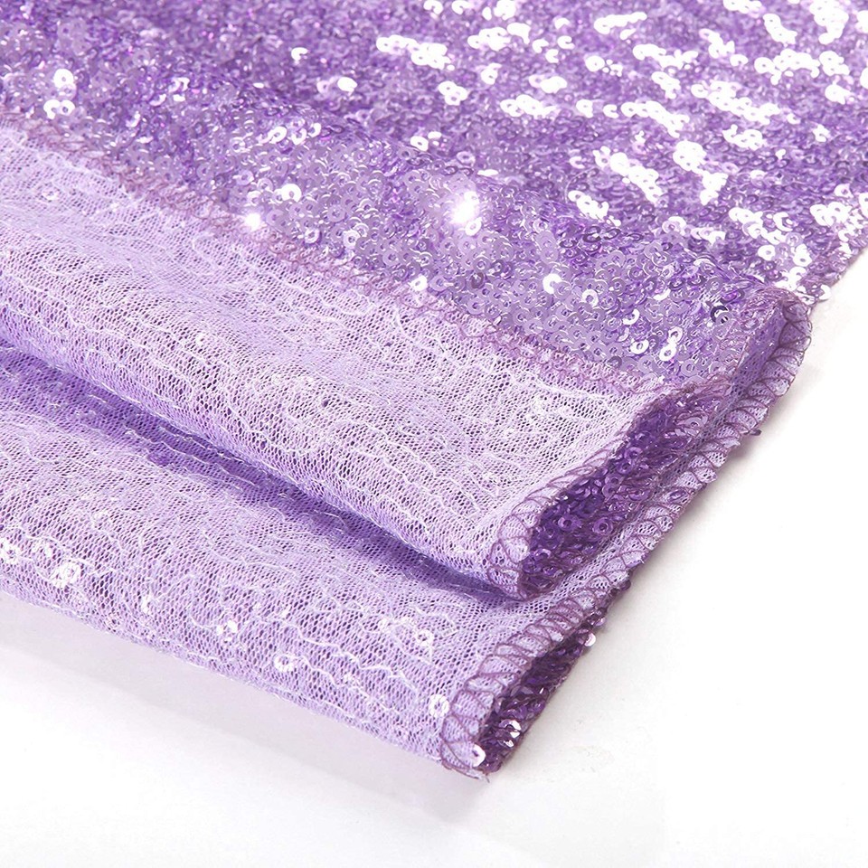 Purple Table Runners 4 Pack 12x72 Inch Sequin Lavender Runner For ...