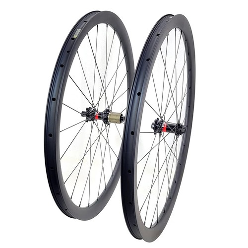 29er MTB Bicycle XC Carbon Wheelset 35mm Wide 25mm Deep Tubeless ...