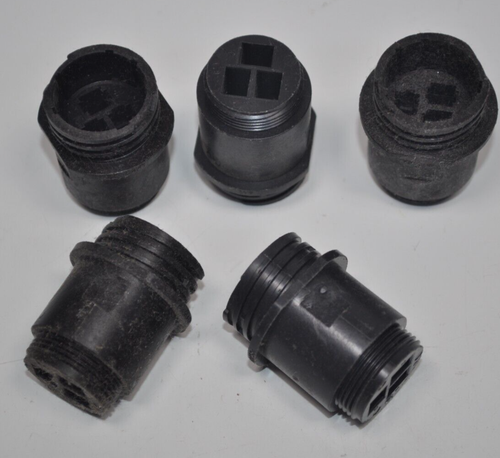 Lot of 5 AMP TE 206207-1 Circular Connector 3 Position Series 3 Shell ...