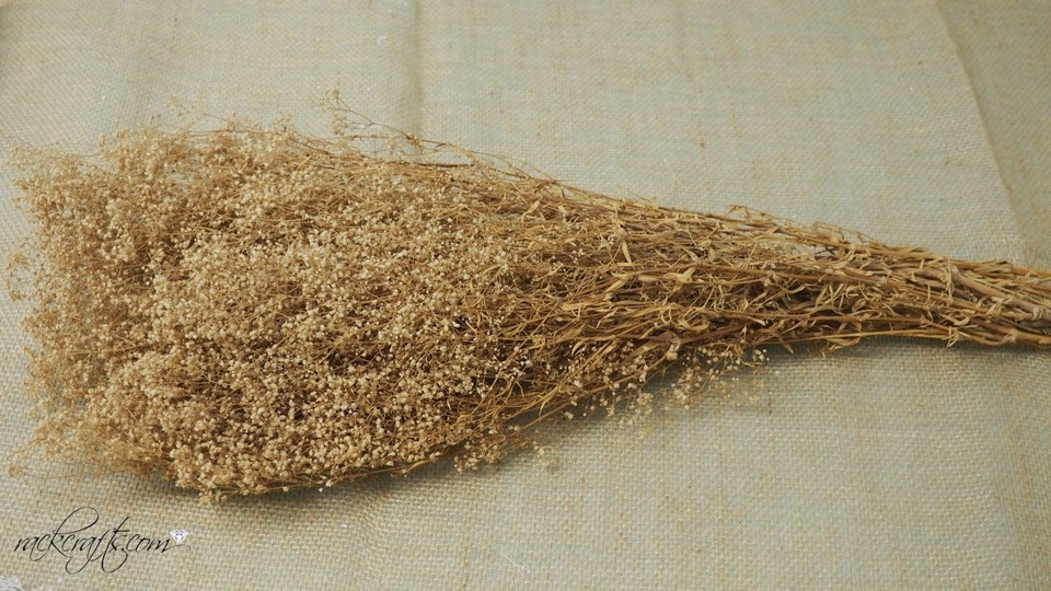 Baby Breath Large Bunch Natural Dried Flower Floral Branch Mini Gyp ...