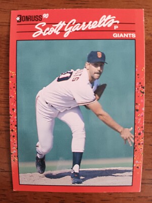 SCOTT GARRELTS SAN FRANCISCO GIANTS 1990 DONRUSS BASEBALL CARD #217 | eBay