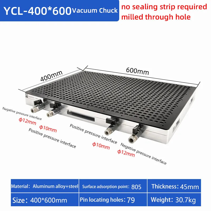 Vacuum Chuck Plate Fixtures for CNC Milling Machine Vacuum Suction Cup ...