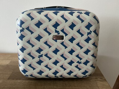 Radley Optic Dog Hardsided Vanity Case Travel Hand Carry On Overnight ...