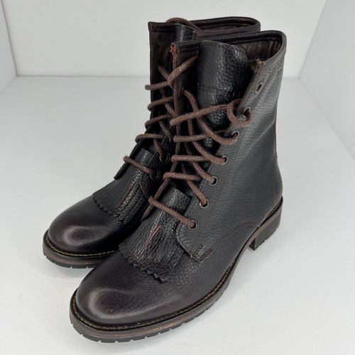 Wolverine Womens W40078 Rosie Kiltie Brown LaceUp Leather Size 5.5 ...
