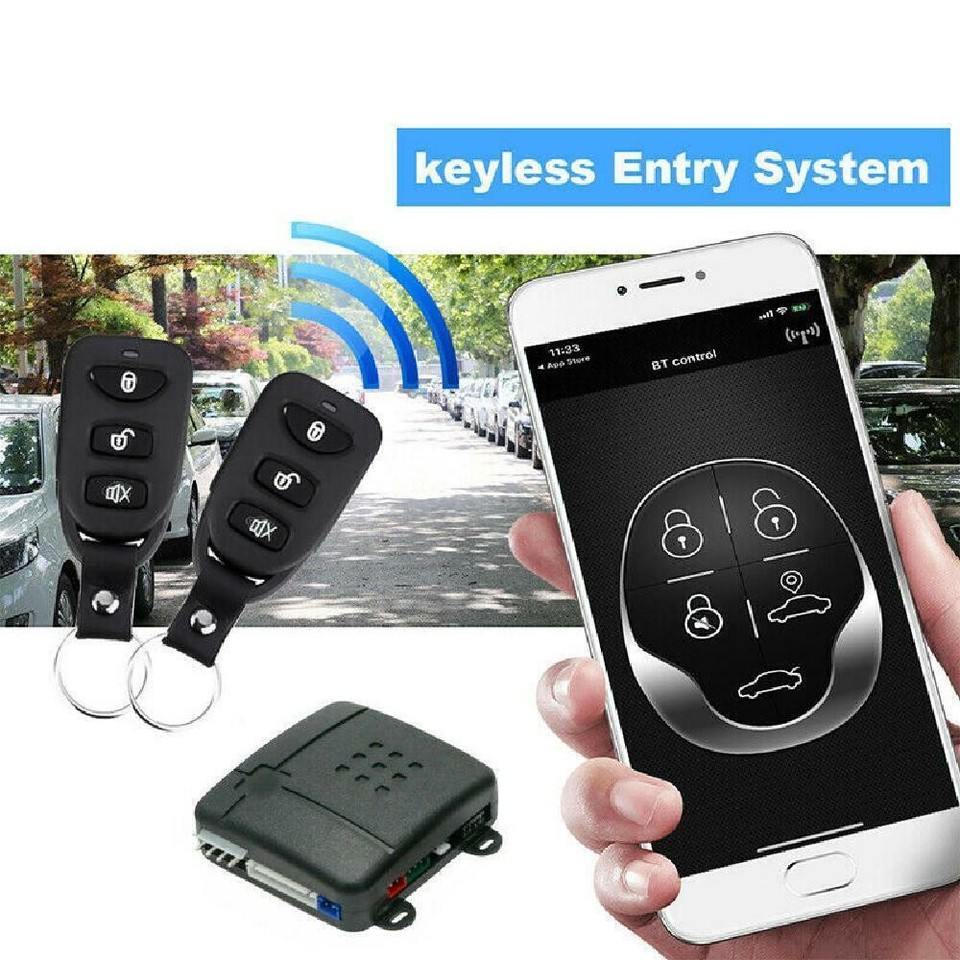 Key Keyless Entry Remote Kit System Door 2 Central Universal 4 Car ...