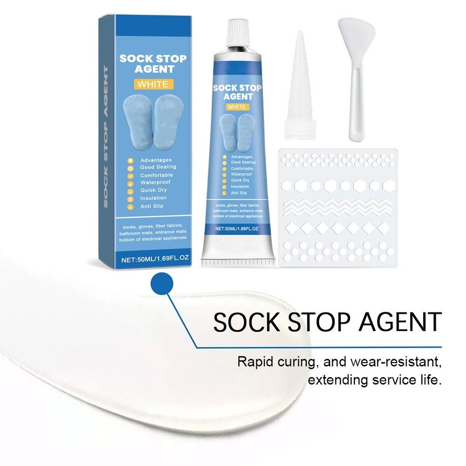 1Set NonSlip Adhesive for Socks%2C Fabric Paint%2C Sock Stopper for ...