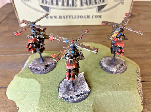 Warhammer 40k Ork Deffkoptas x3 Painted Games Workshop | eBay