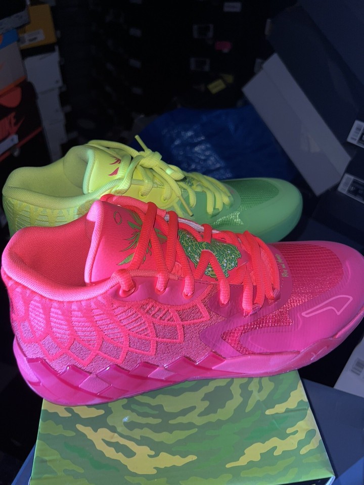 Puma La Melo Ball MB.01 Rick and Morty Size 10 Brand New Rare Size DS ...