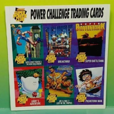 NEW NES SNES N64 Nintendo Power Super Power Club Challenge Trading ...