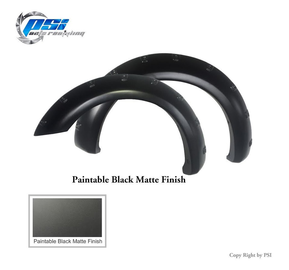 Black Paintable Pop-Out Fender Flares 05-14 Fits Nissan Frontier 73.3 ...