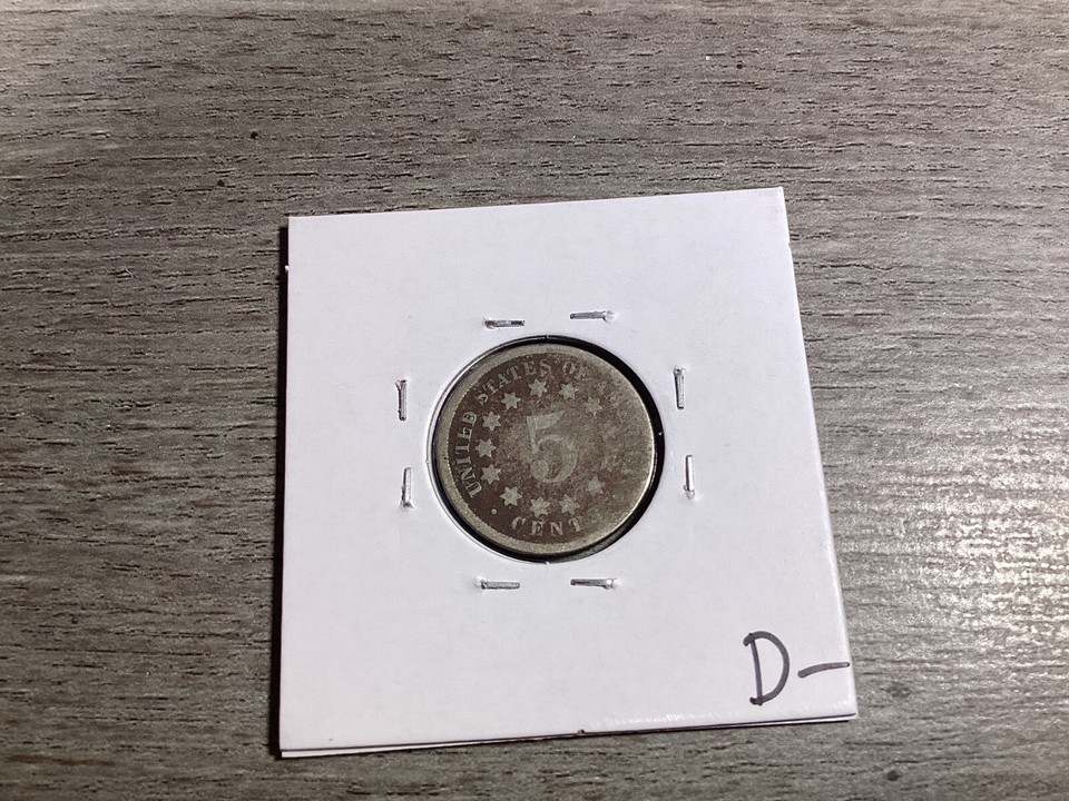 1868 Shield Nickel U.S. Early U.S. 5 Cent Coin-040324-105 | eBay