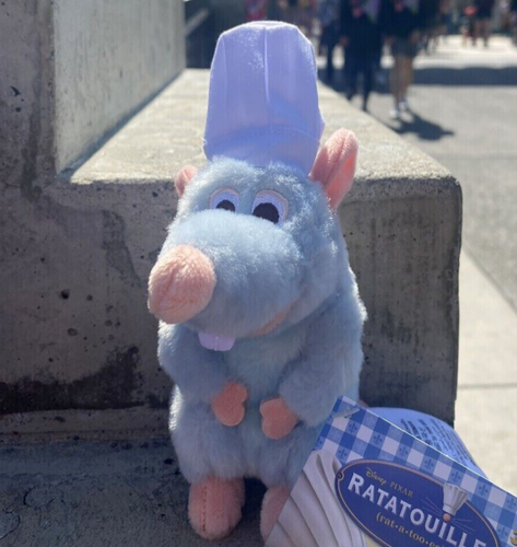 Disney Chef Remy Mouse Magnetic Shoulder Pal Plush Doll Ratatouille Toy ...