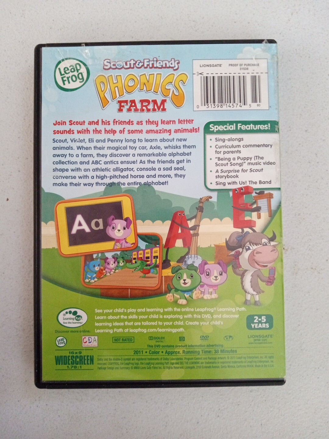 #173 Leapfrog: Phonics Farm DVD 31398145745| eBay