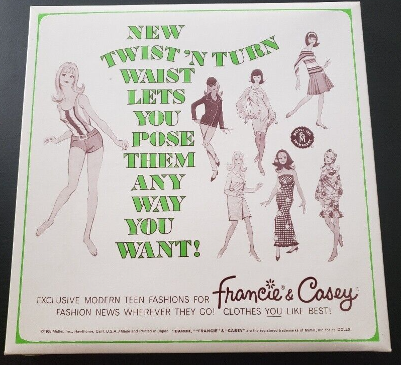 Vintage Barbie, Francie & Casey 1223 The Yellow Bit - 1971 HTF NRFB ...