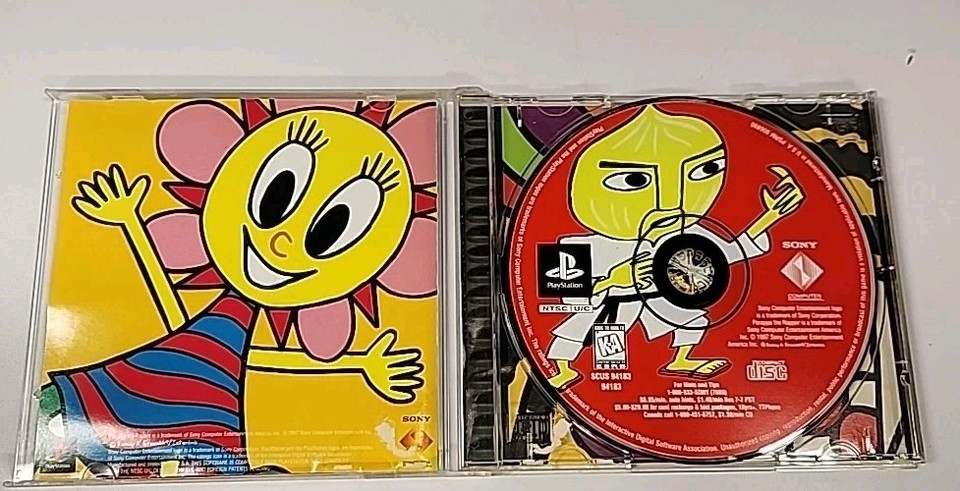 PaRappa the Rapper (Sony PlayStation 1 PS1, 1997) Complete with Case ...