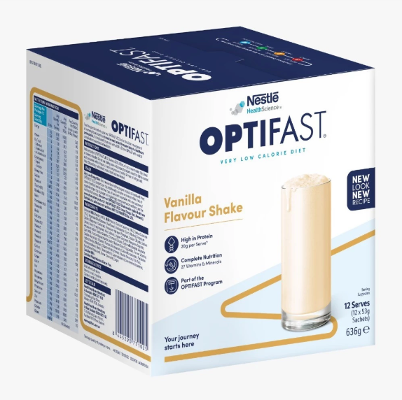 Nestle Optifast VLCD 12 Sachets Vanilla | Meal Replacement Shake ...
