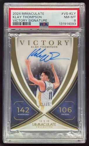 2024-25 Panini Immaculate Collection Victory #6 Klay Thompson Auto /25 ...