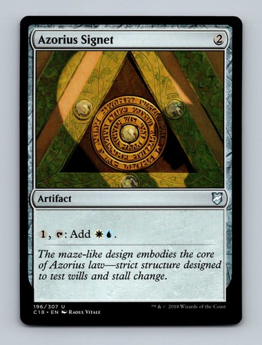 Azorius Signet Commander 2018 Non-Foil MTG NM | eBay