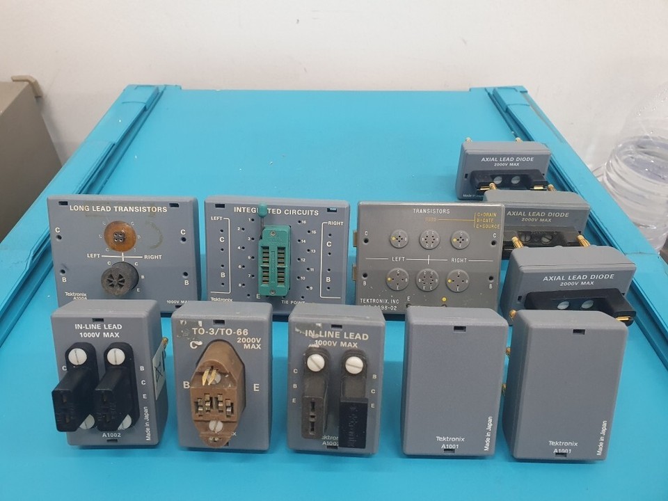 Sony/Tektronix 370 Programmable Curve Tracer with 11 Test Jigs | eBay