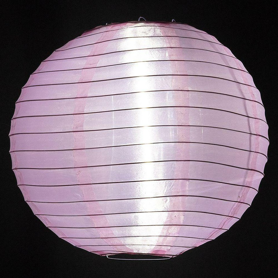 20" Pink Nylon Lantern, Even Ribbing, Durable, Hanging Decoration | eBay