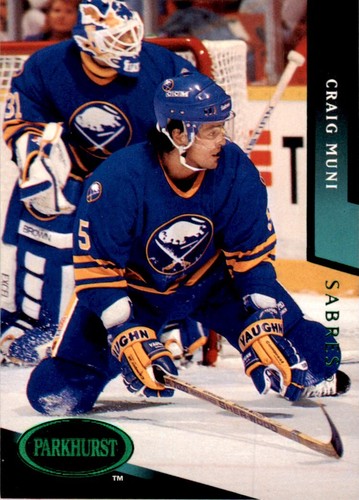 1993-94 PARKHURST CRAIG MUNI BUFFALO SABRES #291 | eBay