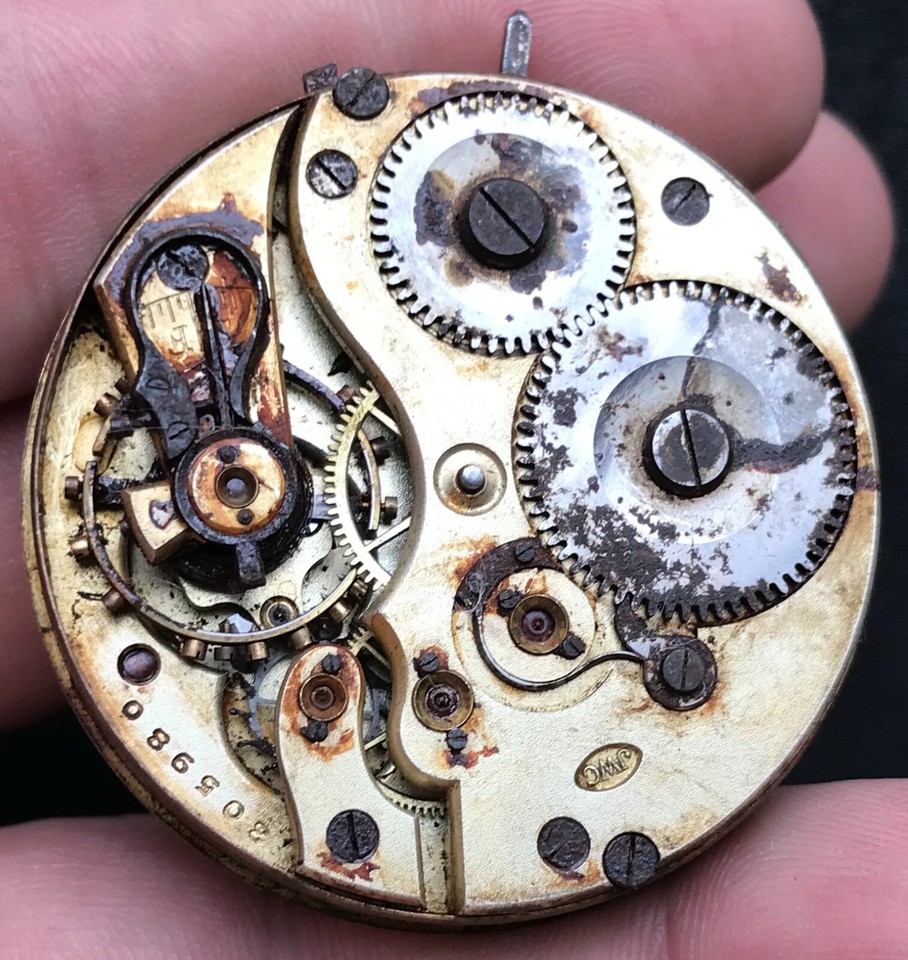 International Watch Co. Schaffhausen(JWC) Pocket Watch Movement for ...